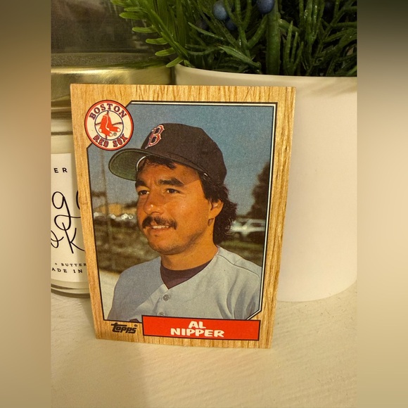 Topps | Toys | Topps Al Nipper Pitcher Card With Blue And Yellow ...